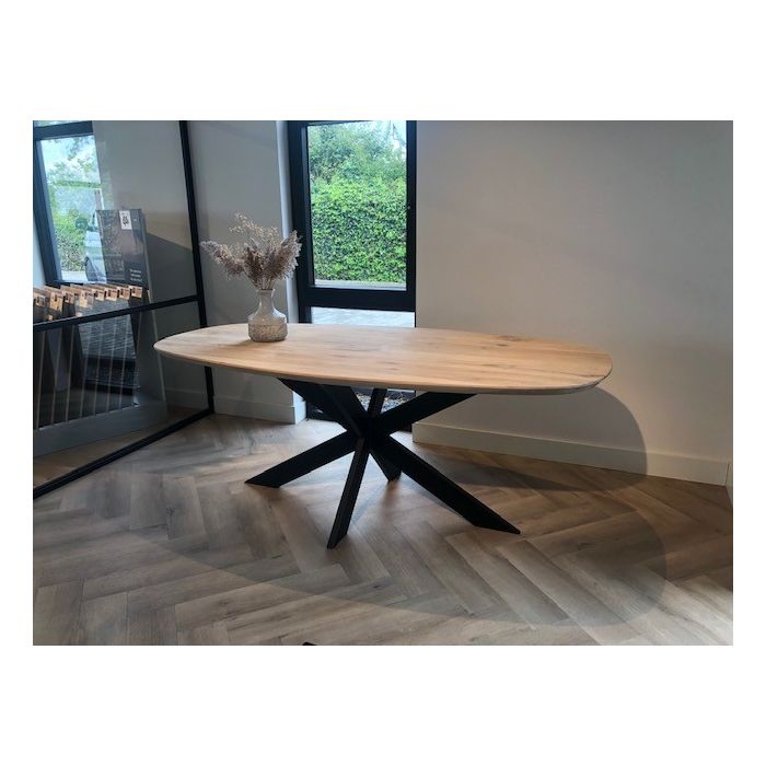 Eiken Deens Ovaal Tafel Matrix 10x3 cm | Voor de beste prijs | Shop nu ...