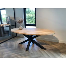 Eiken Ovale tafel matrix | Voor de beste prijs ! | Shop nu bij GibaTafel.nl